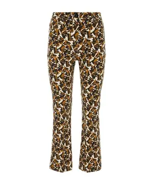 Max Mara All-over Patterned Flared Pants