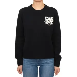 Maison Kitsuné Fox Head Intarsia Regular Jumper