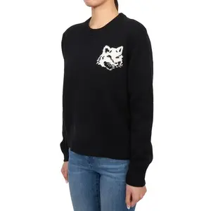 Maison Kitsuné Fox Head Intarsia Regular Jumper