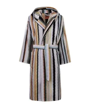 Missoni Belted Waist Bathrobe - Blackmulticolor