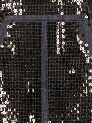 Rick Owens Strapless Sequin Embellished Maxi Dress With Back Zip And Slit