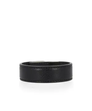 TOM FORD Leather T Latch Bracelet - Black