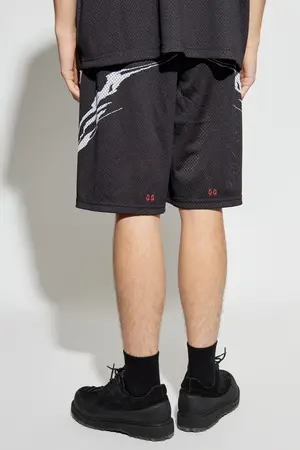 44 LABEL GROUP Graphic Print Mesh Shorts