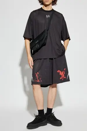 44 LABEL GROUP Graphic Print Mesh Shorts