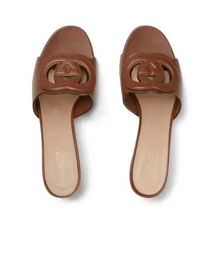 Gucci Interlocking G Slide Sandals
