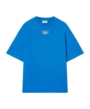 Off-White Crewneck Short-sleeved T-shirt - Blue