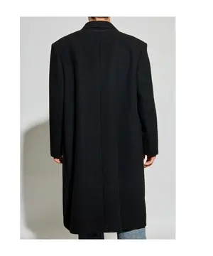 MAISON MARGIELA Straight Hem Buttoned Coat
