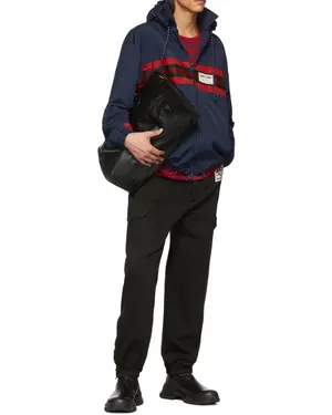 Gucci Logo-appliquéd Hooded Windbreaker