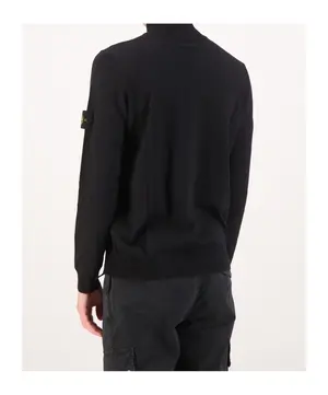 Stone Island High Neck Jumper With Signature Badge