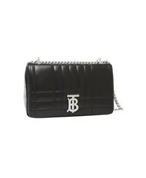 Burberry Quilted Lola Shoulder Bag - Black