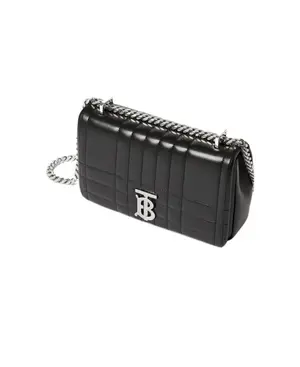 Burberry Quilted Lola Shoulder Bag - Black