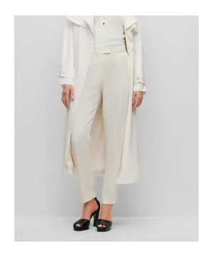 Hugo Boss Tailored Pants With Pleated Detail