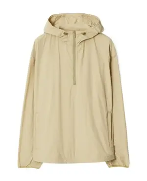 Burberry Logo-embroidered Hooded Jacket