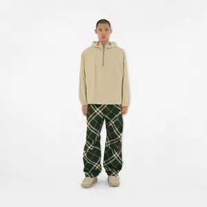 Burberry Logo-embroidered Hooded Jacket