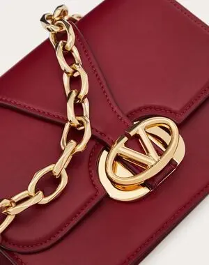 Valentino Garavani Vlogo Moon Foldover Top Shoulder Bag