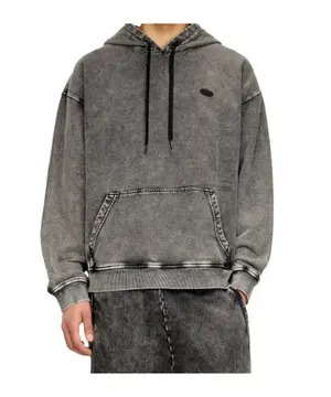 DIESEL® S-boxt-hood-den Hoodie - Dark Gray