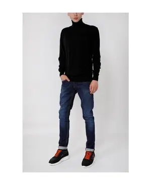 PAOLO PECORA Ribbed Roll Neck Knitted Jumper