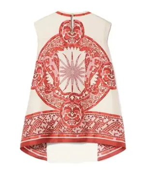 La DoubleJ San Carlo Sleeveless Top With Asymmetrical Hem
