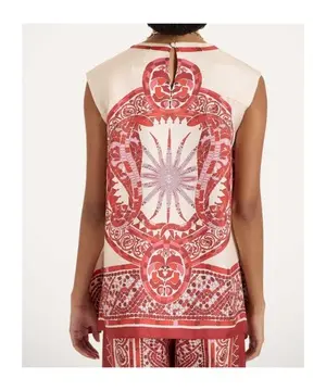 La DoubleJ San Carlo Sleeveless Top With Asymmetrical Hem