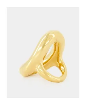 Rabanne Sculptural Ring - Yellow