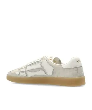 Amiri Embossed Pacific Bones Sneakers - Cream