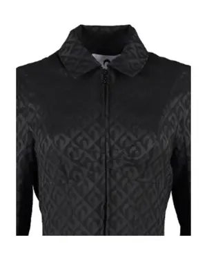 MARINE SERRE Zip-up Shirt Dress
