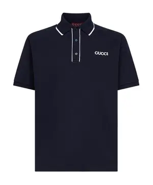 Gucci Piped Trim Short-sleeved Polo Shirt