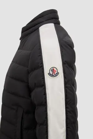 Moncler Jacobus Down Biker Jacket - Black