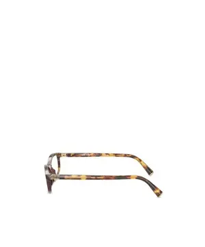 Miu Miu Oval Frame Eyeglasses - Gray
