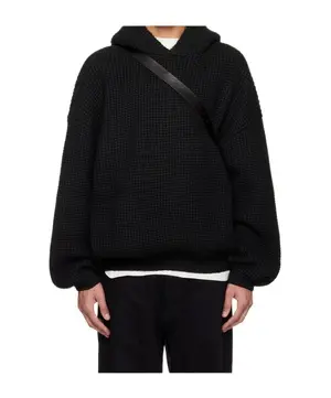 Men's Waffle Knit Sweatshirts Hoodies