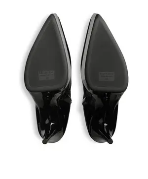 Balenciaga Over The Knee Patent Leather Boots