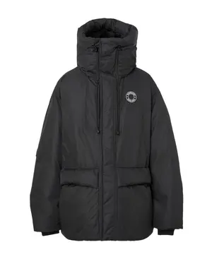 Burberry High-neck Logo-patch Padded Down Jacket