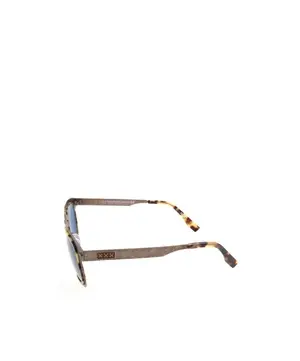 Zegna Round Frame Sunglasses - Blue