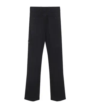 Stone Island Loose-fit Cotton Pants - Black