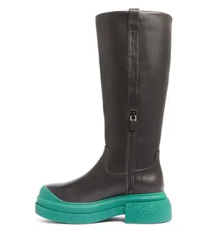 STUART WEITZMAN Knee High Boots With Contrast Sole