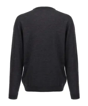 ROBERTO COLLINA High-neck Wool Sweater - Black