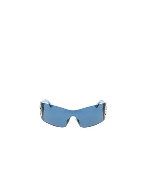 Balenciaga Shield Frame Sunglasses - Blue