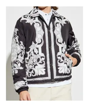 Versace Barocco Print Reversible Jacket