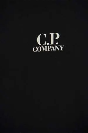 C.P. COMPANY Logo-print Detail T-shirt - Black