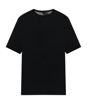 Rick Owens Short Sleeved Crewneck T-shirt - Black