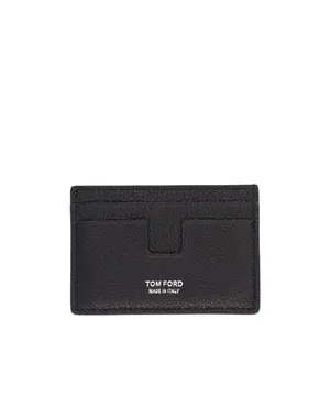 Tom Ford Black Logo Card Holders