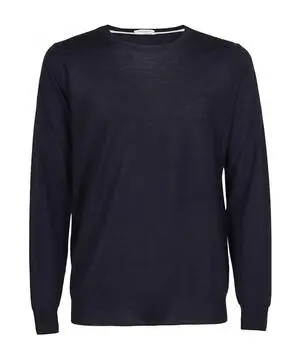 PAOLO PECORA Crewneck Knit Jumper - Black