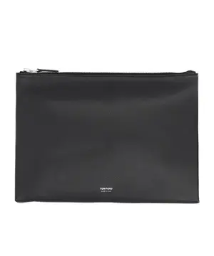 TOM FORD Zipped Clutch Bag - Black