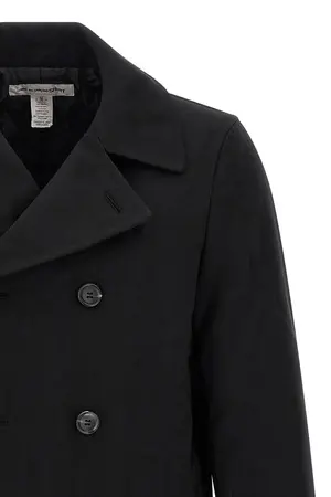 Comme Des Garçons Double-breasted Coat With Notched Lapels