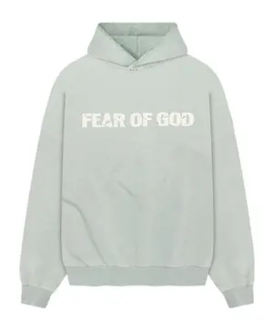 Fear Of God Long-sleeved Printed Hoodie - White