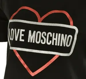 Moschino Printed T-shirt Dress With Heart Graphic