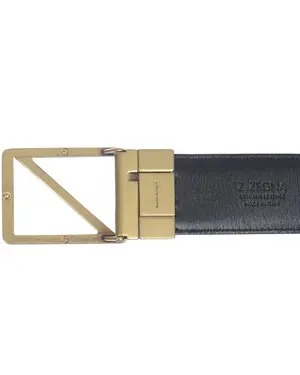 Zegna Logo Belt