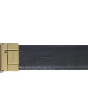 Zegna Logo Belt