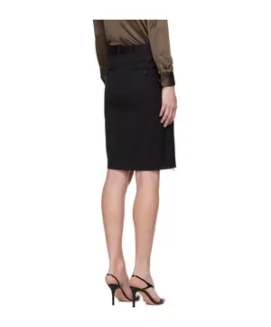 Helmut Lang Side Split Mini Skirt