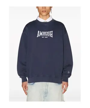 AMBUSH Logo Embroidered Crewneck Sweatshirt